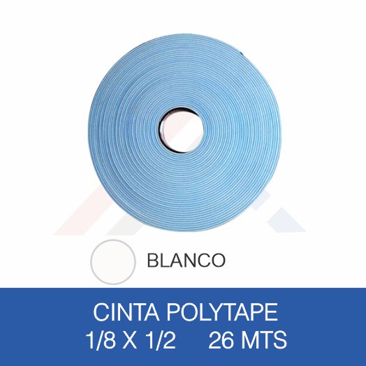 SELLADORES Y ADHESIVOS :: CINTAS :: CINTA POLYTAPE DE 1/8 X 1/2" DE 26 ...